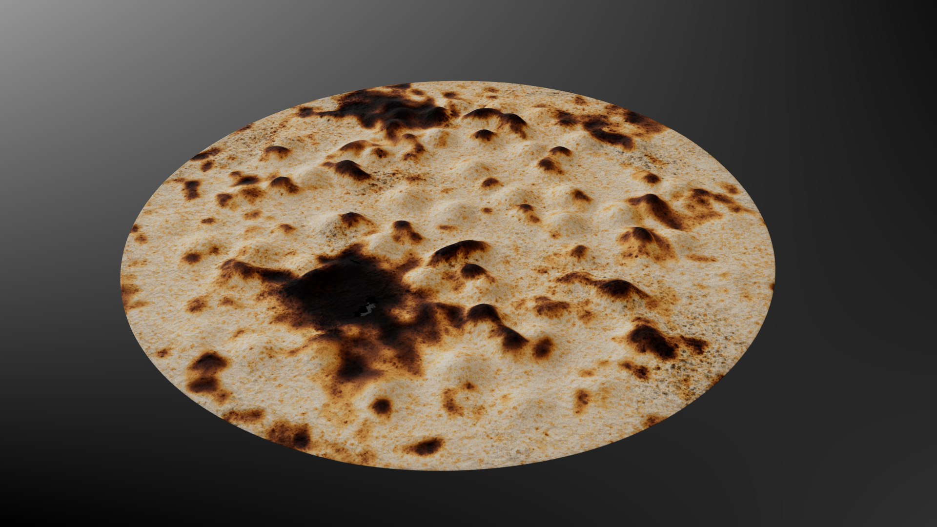 Photorealistic Tortilla Pan Spatula 3D Model - TurboSquid 1629949