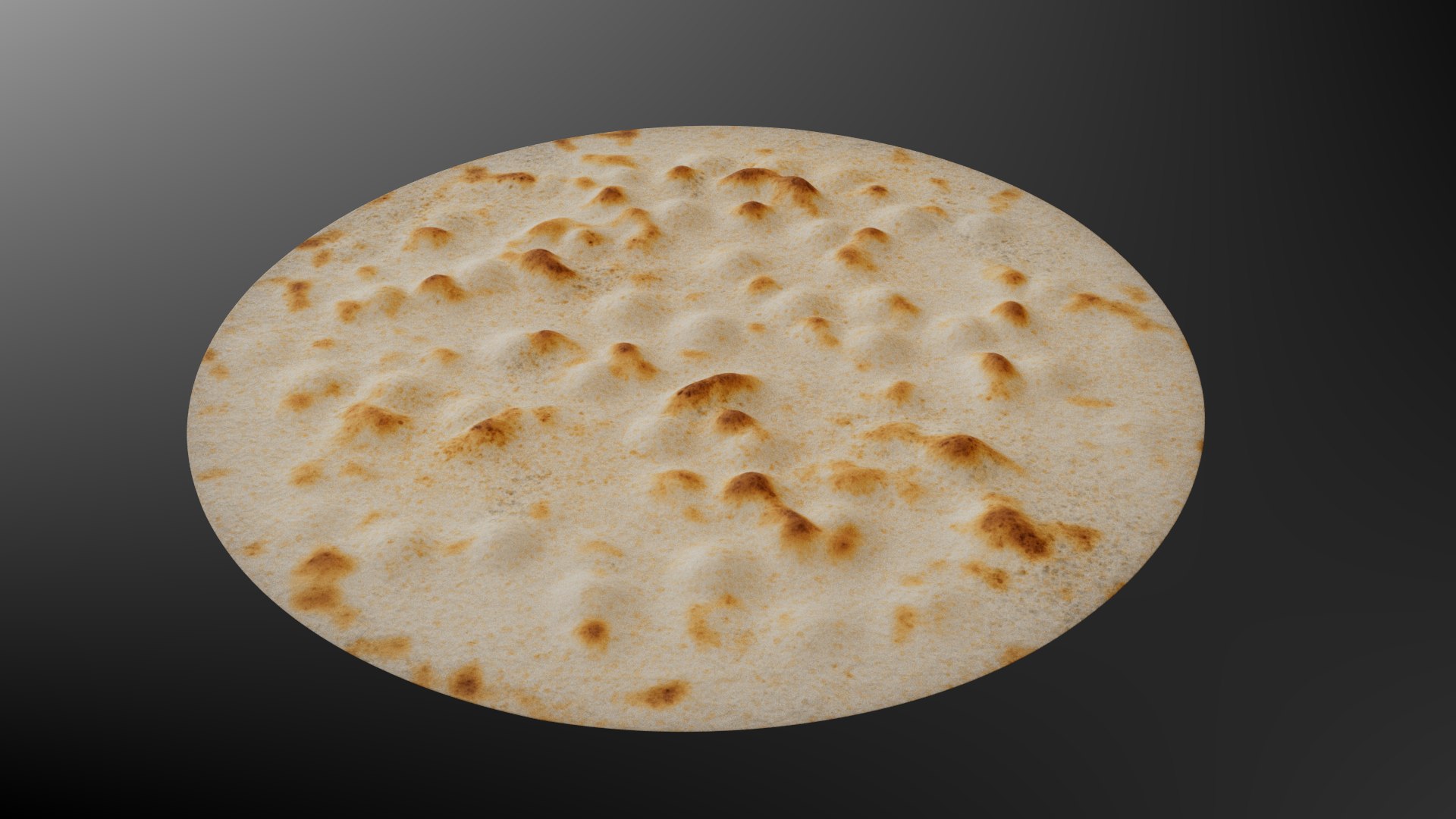 Photorealistic Tortilla Pan Spatula 3D Model - TurboSquid 1629949