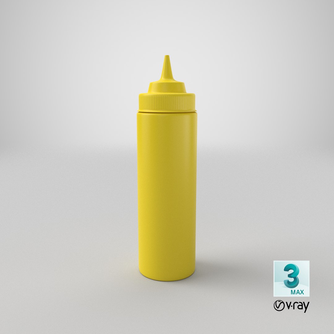Sauce bottle 3D model - TurboSquid 1657431