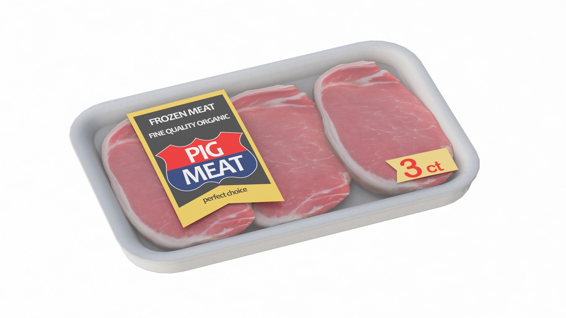 3D Pig Meat Pack Low Poly PBR - TurboSquid 2096551