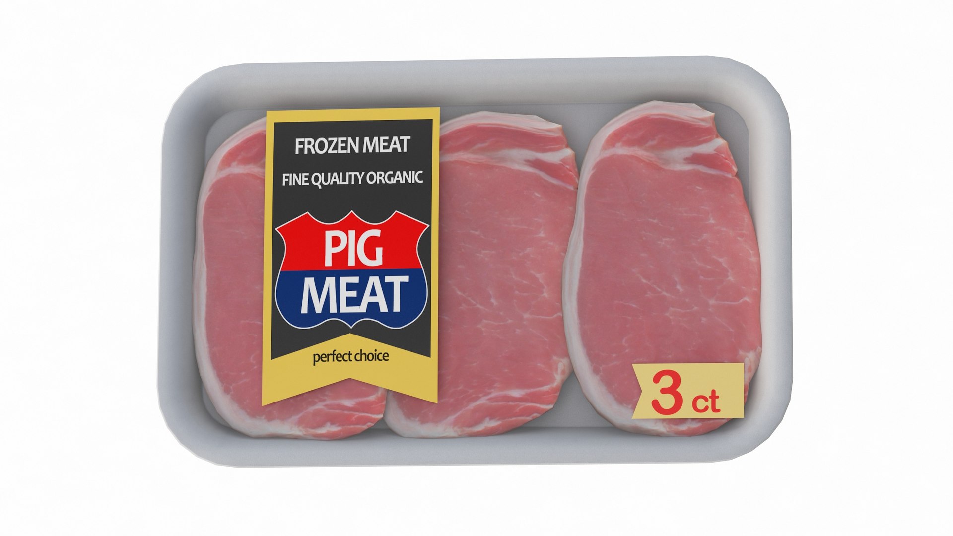 3D Pig Meat Pack Low Poly PBR - TurboSquid 2096551