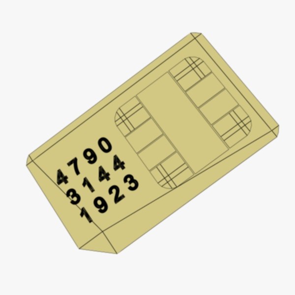 3ds max sim card
