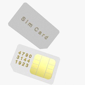 3D Sim Card Models - Browse & Download Formats - TurboSquid