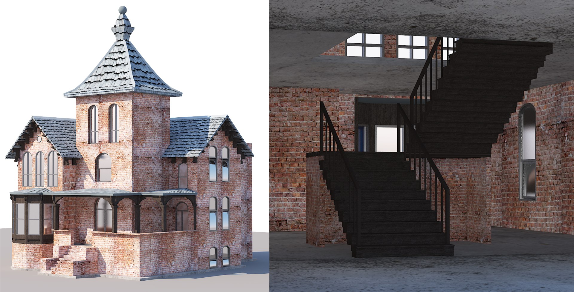 3D Realistic House Model - TurboSquid 1331247
