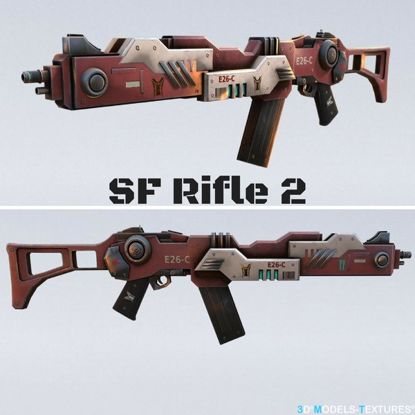 modelo 3d SF Rifle 2 - TurboSquid 1210911