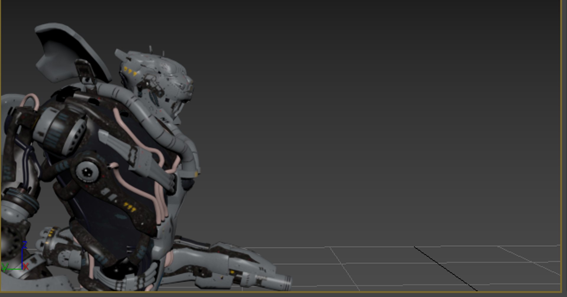 Armored Robot Weapons 3D Model - TurboSquid 1548051