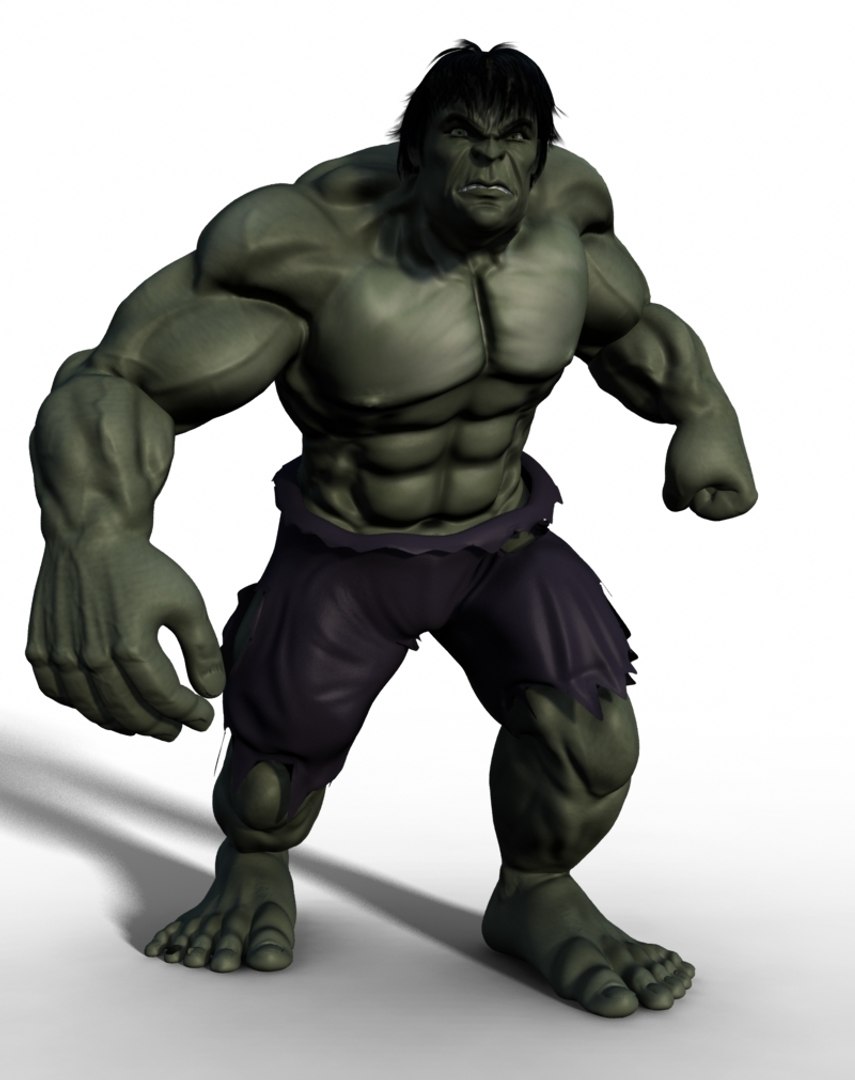 Hulk Comics 3d Max