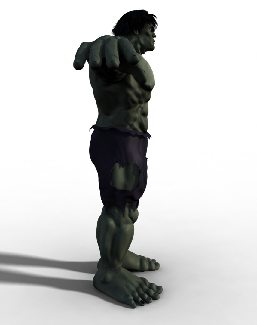 Hulk Comics 3d Max