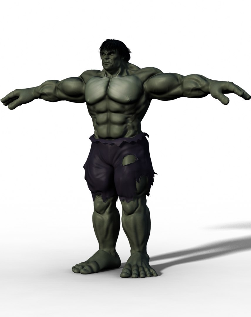 Hulk Comics 3d Max