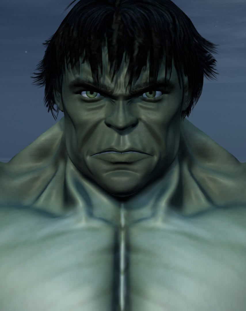 Hulk Comics 3d Max