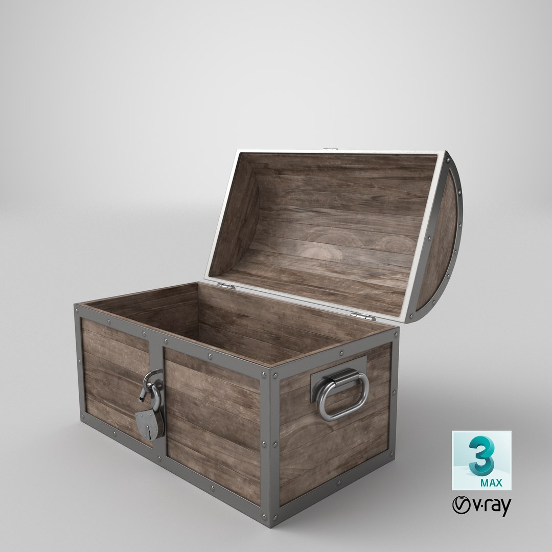 Opened Chest V2 3D Model - TurboSquid 2060353