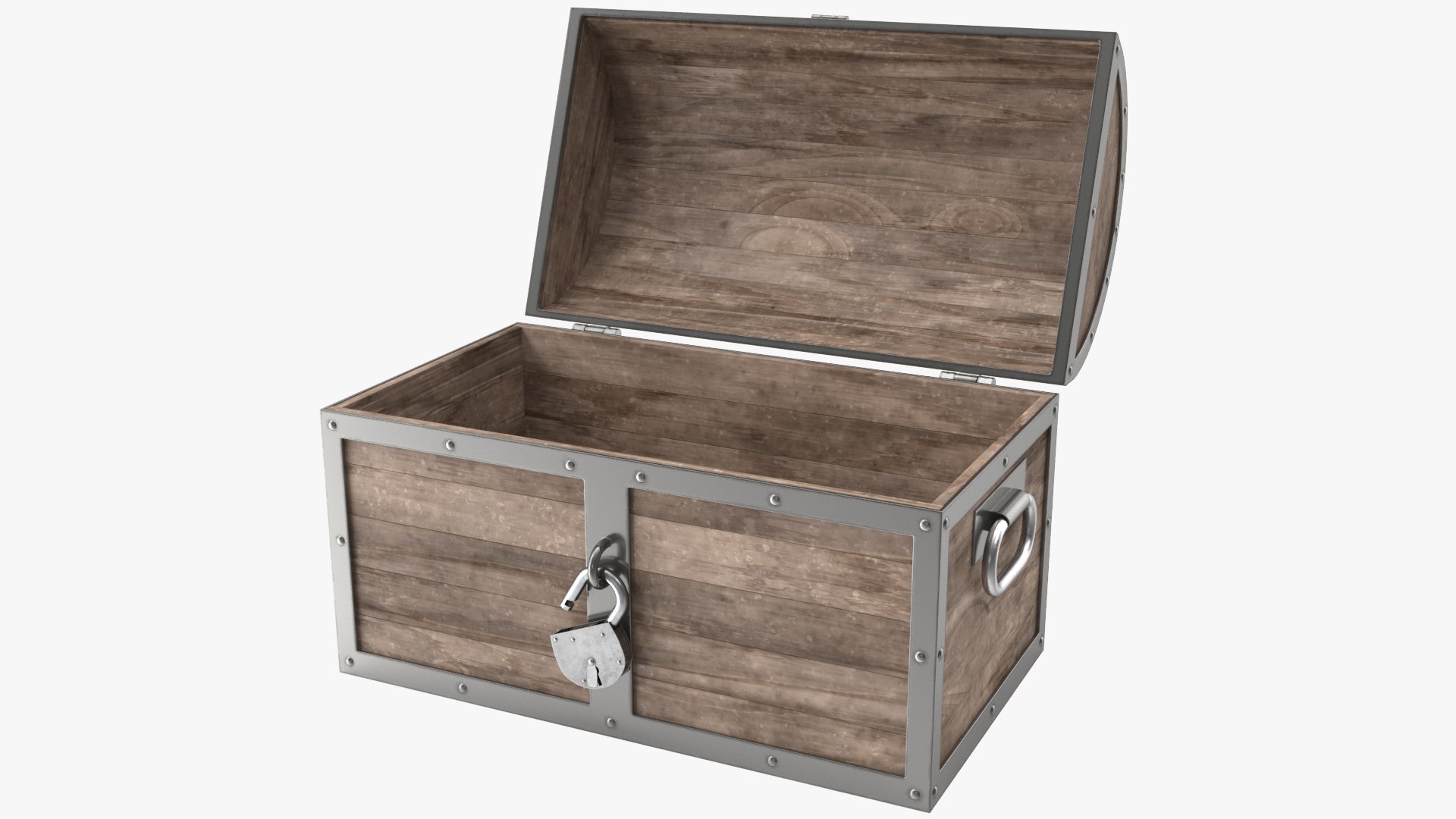 Opened Chest v2 3D model - TurboSquid 2060353