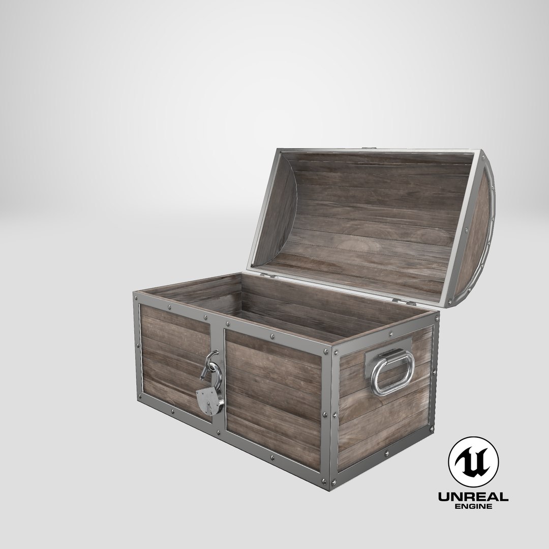 Opened Chest V2 3D Model - TurboSquid 2060353