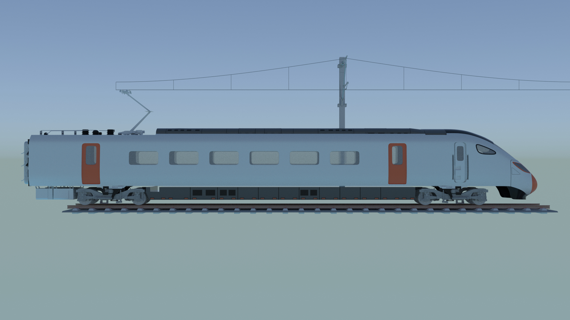 3D Train Hitachi Azuma Model - TurboSquid 1487337