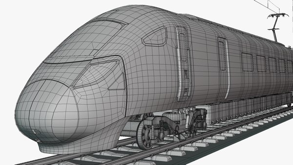 3D train hitachi azuma model - TurboSquid 1487337