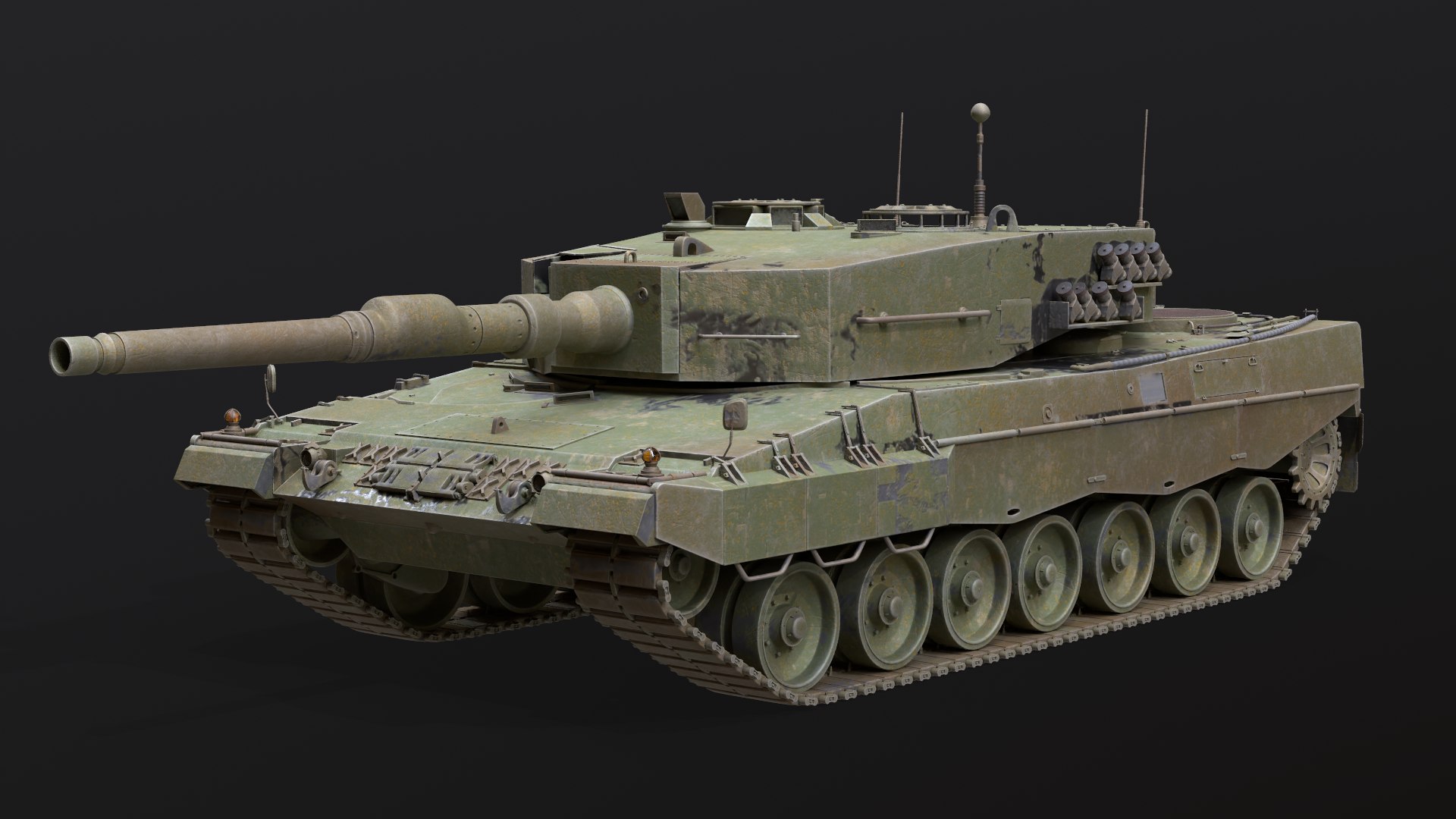 Leopard 2 High-Poly Szczegółowy model 3D Model 3D - TurboSquid 1767065