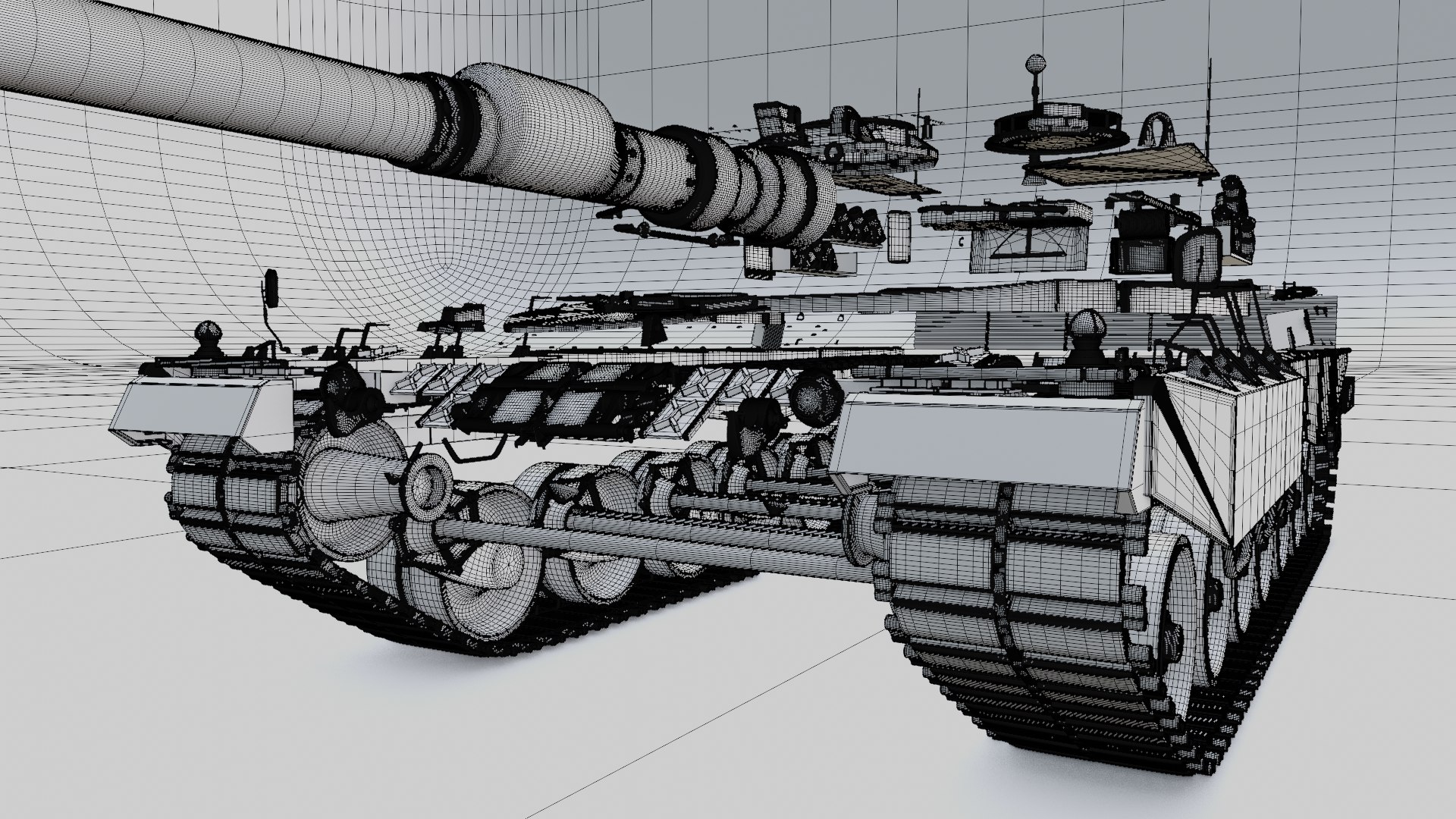 Leopard 2 High-Poly Detailed 3D Model 3D Model - TurboSquid 1767065