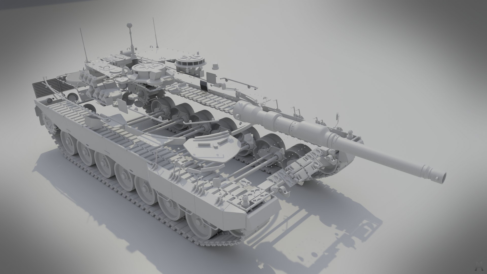 Leopard 2 High-Poly Detailed 3D Model 3D Model - TurboSquid 1767065