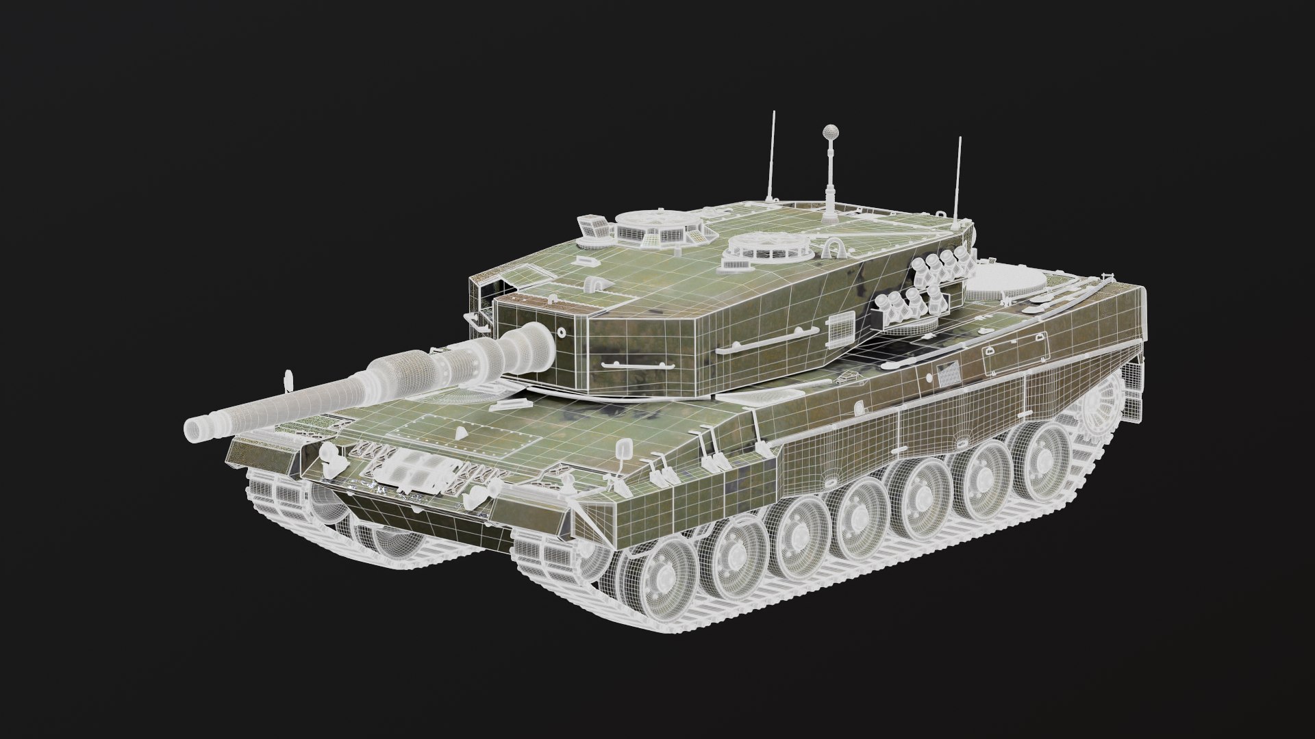 Leopard 2 High-Poly Detailed 3D Model 3D Model - TurboSquid 1767065