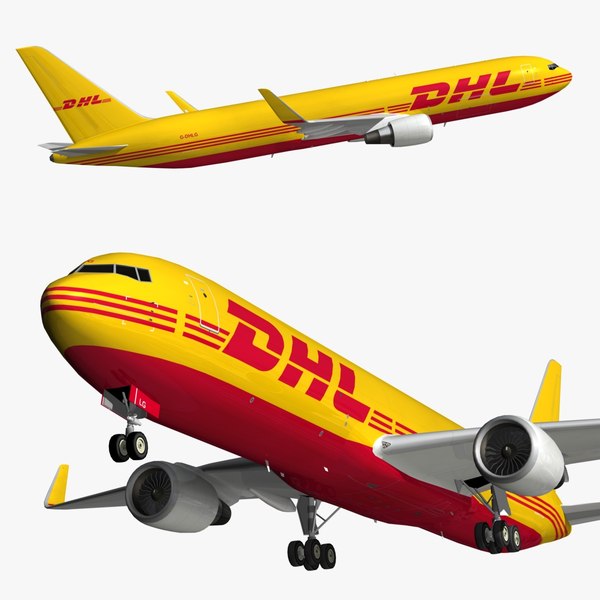 modelo 3d Boeing 767 300 DHL - TurboSquid 1876543