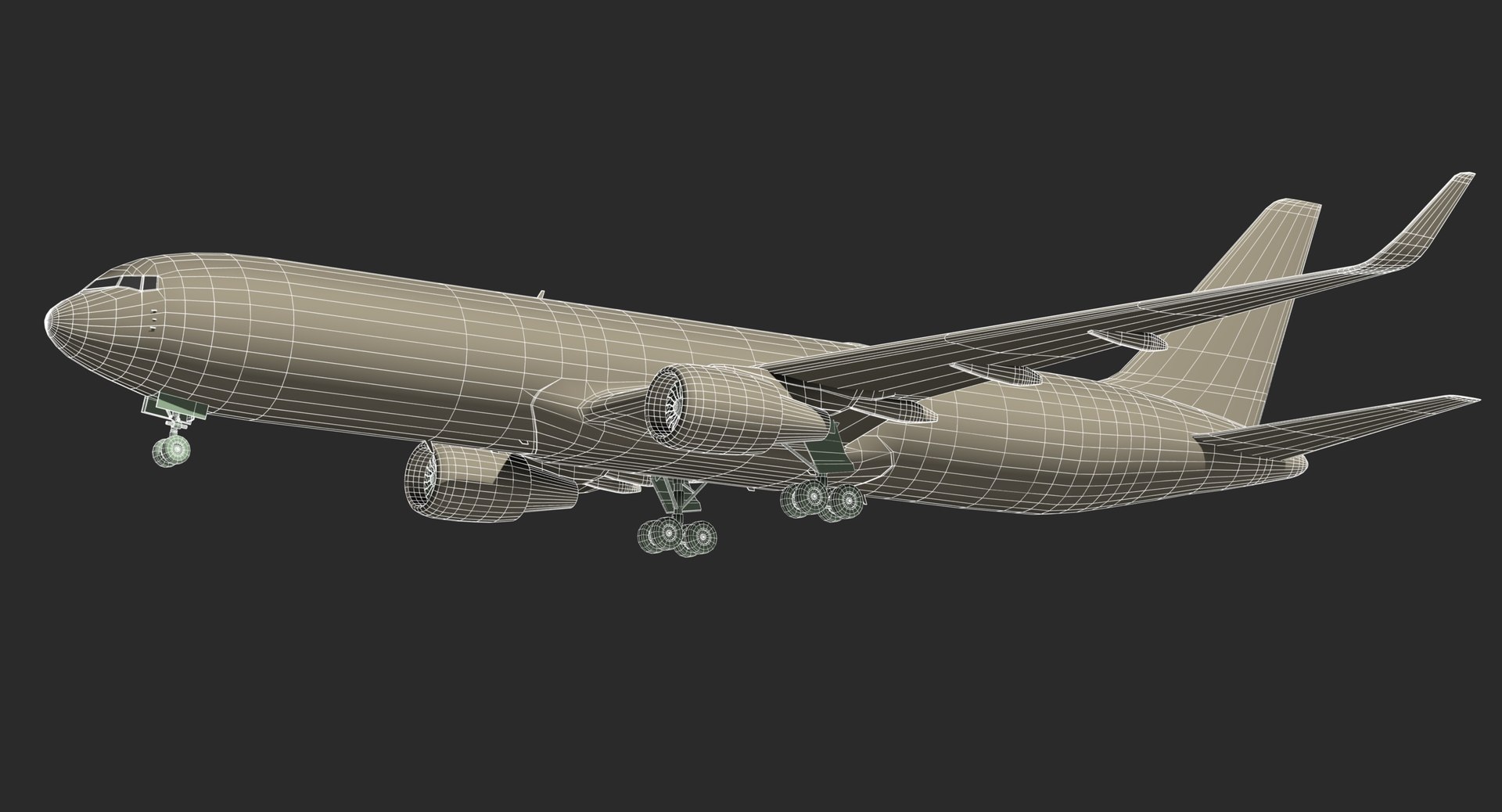 Boeing 767 300 DHL Model - TurboSquid 1876543