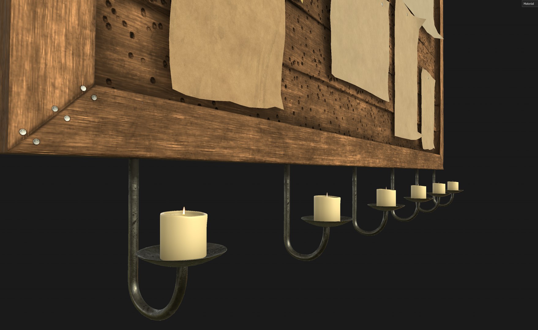 Quest Board 3D Model - TurboSquid 1979123