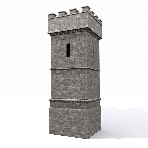 max medieval square castle tower