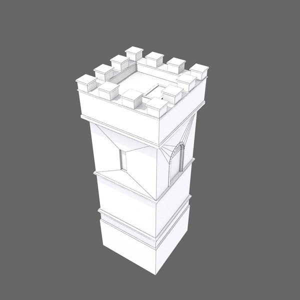 max medieval square castle tower