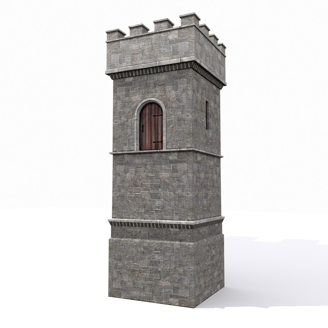 Max Medieval Square Castle Tower