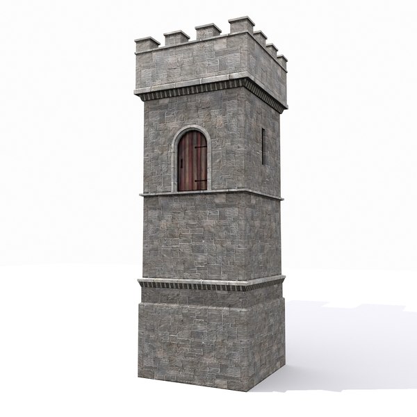 max medieval square castle tower