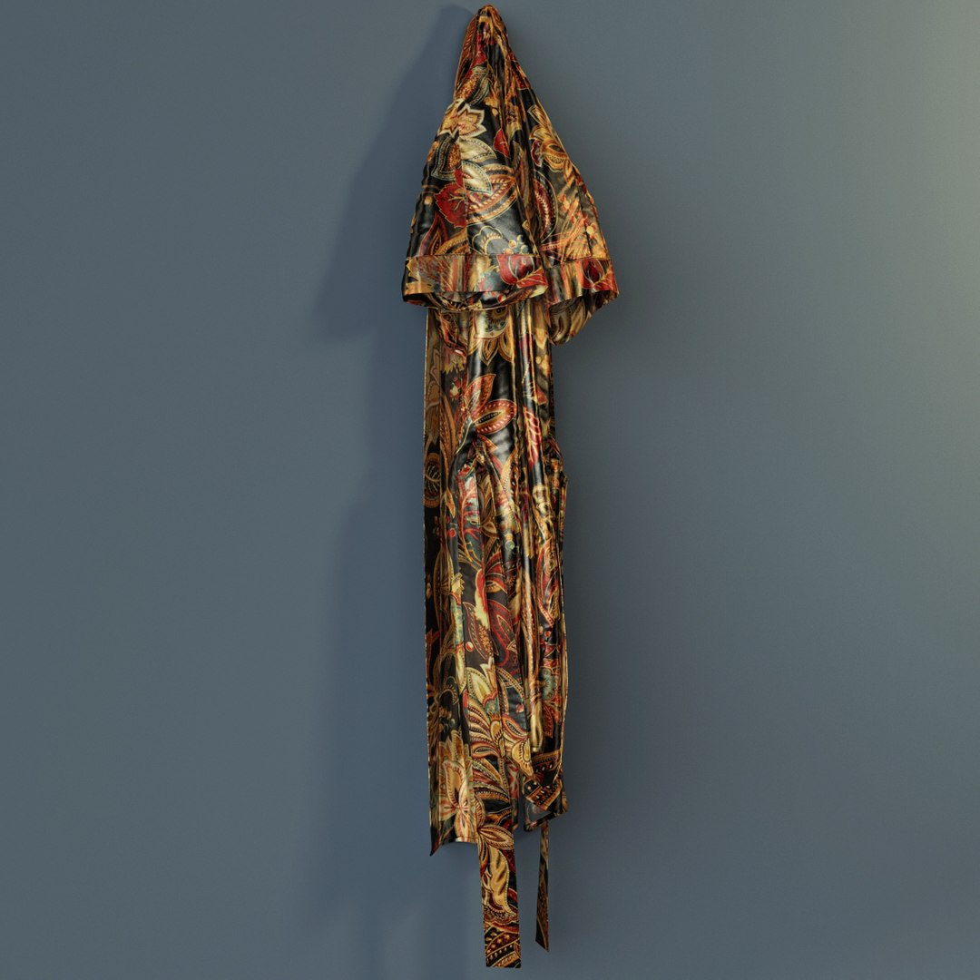 3d Female Robe Cloth