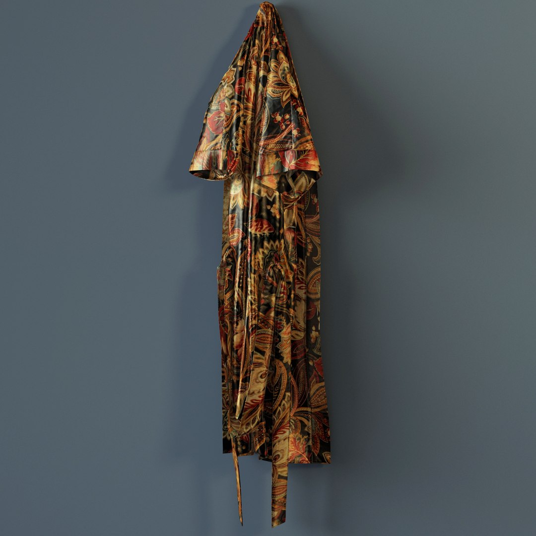 3d Female Robe Cloth