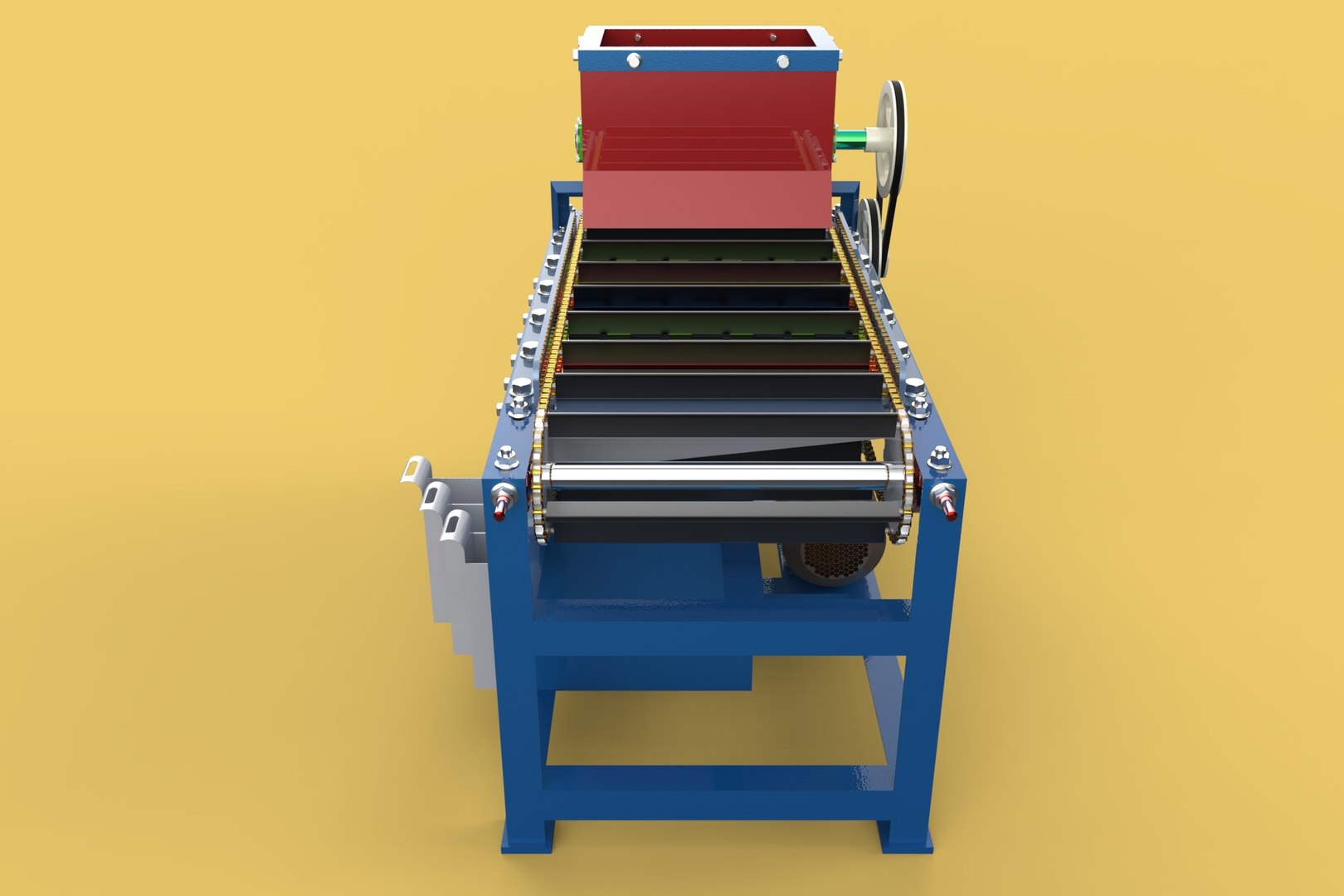 AUTOMATIC SCREW BOLT SORTING CONVEYOR MACHINE 3D Model - TurboSquid 2258750