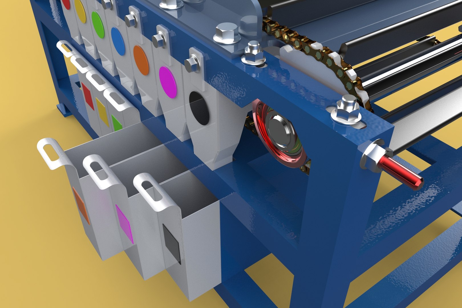 AUTOMATIC SCREW BOLT SORTING CONVEYOR MACHINE 3D Model - TurboSquid 2258750