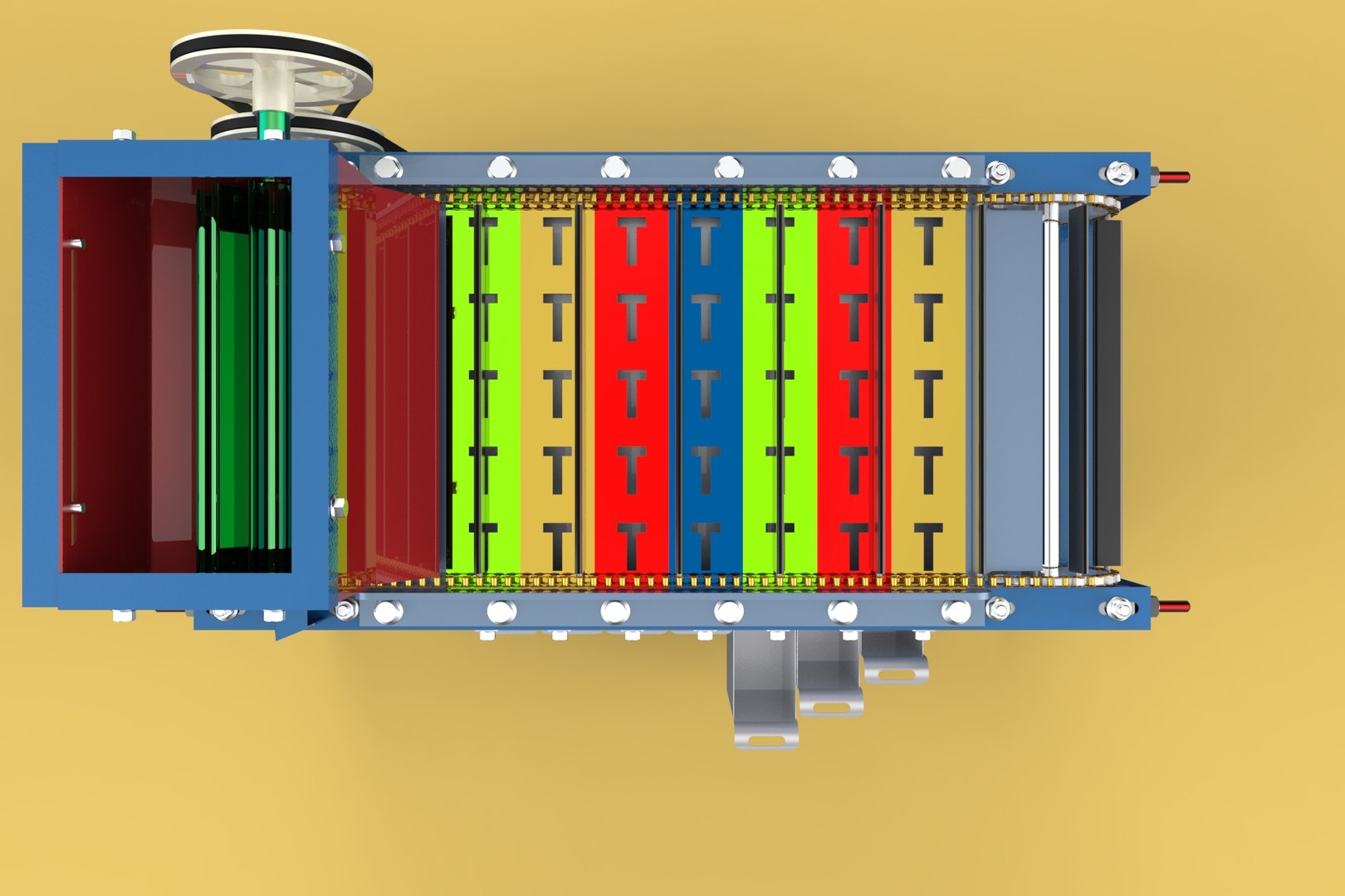 AUTOMATIC SCREW BOLT SORTING CONVEYOR MACHINE 3D Model - TurboSquid 2258750