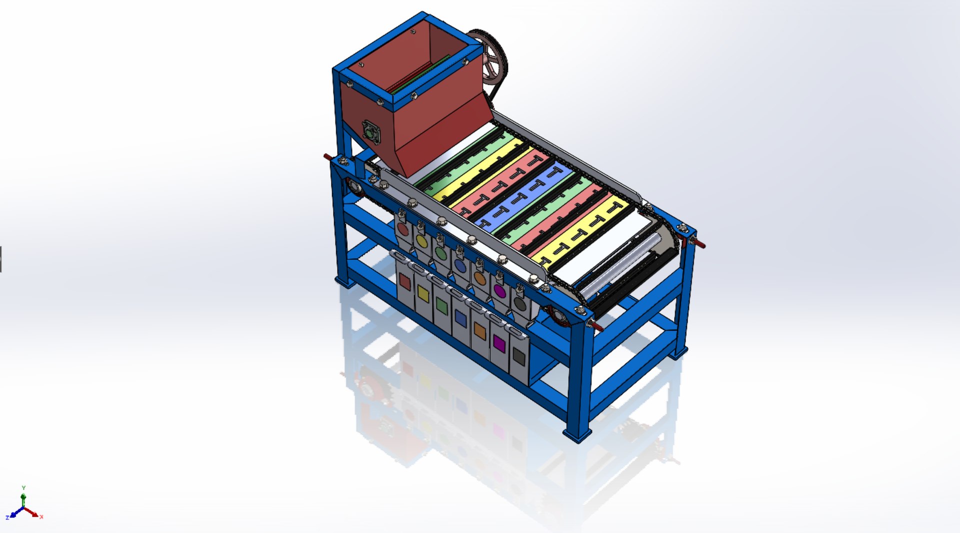 AUTOMATIC SCREW BOLT SORTING CONVEYOR MACHINE 3D Model - TurboSquid 2258750