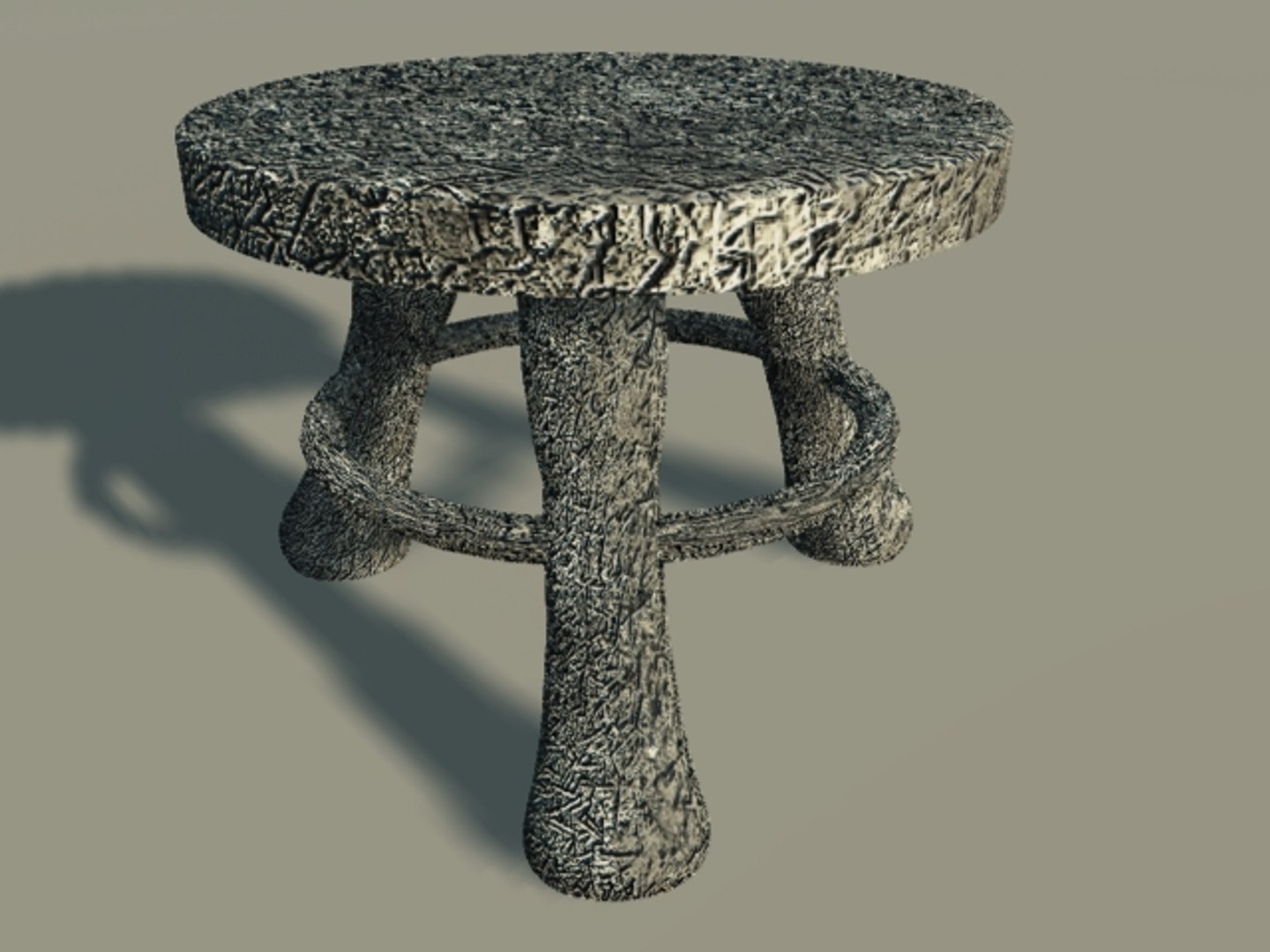 3d Milking Stool Model