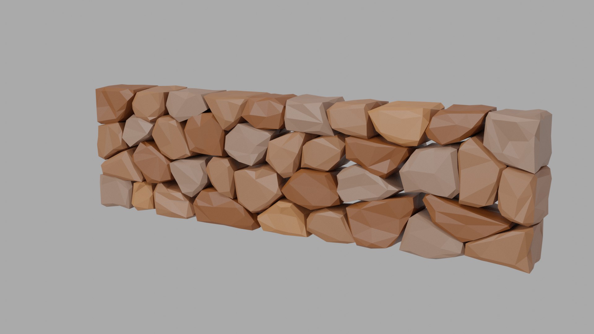 3D Stone Wall Model - TurboSquid 2190814