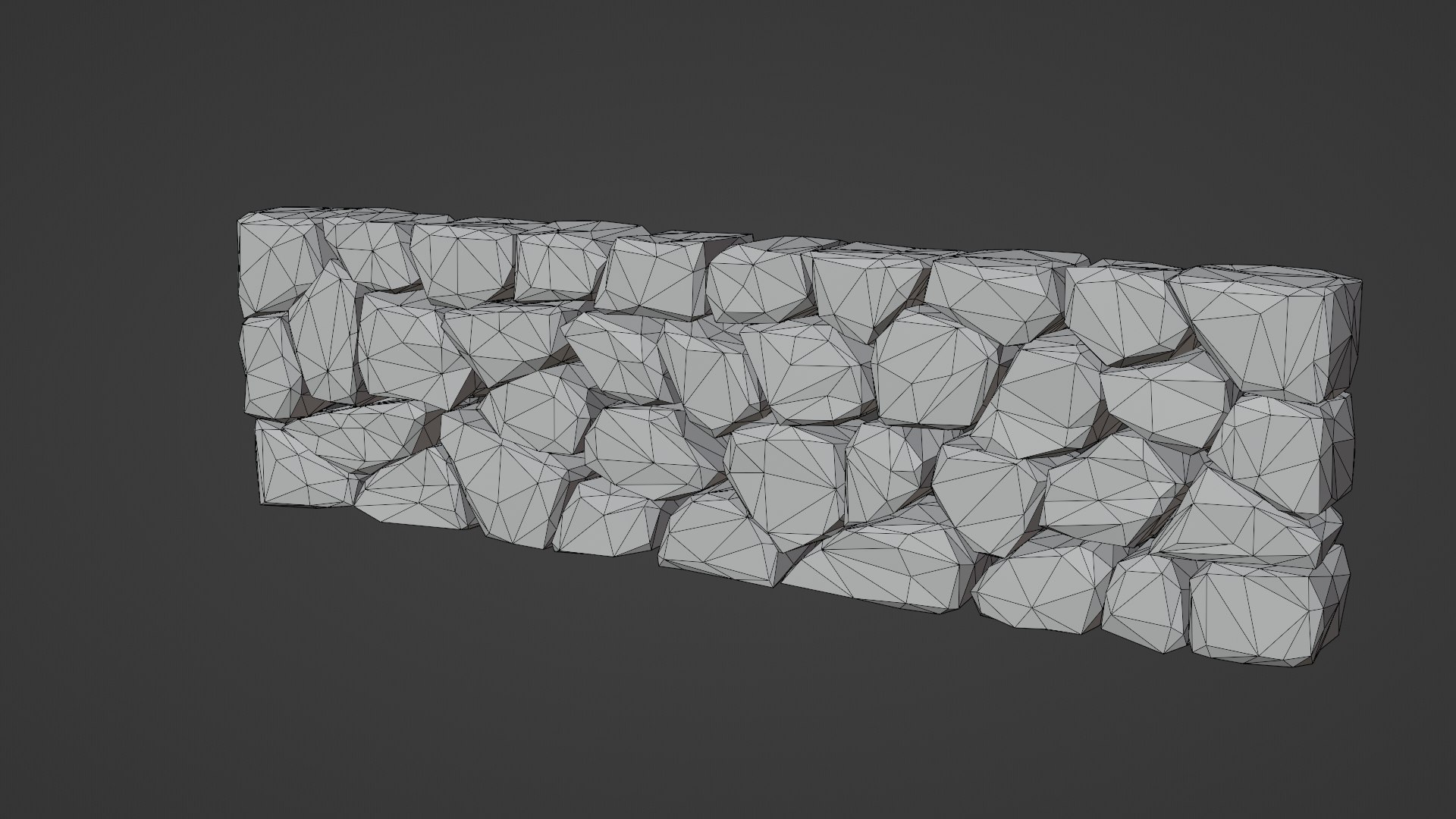 3D Stone Wall Model - TurboSquid 2190814