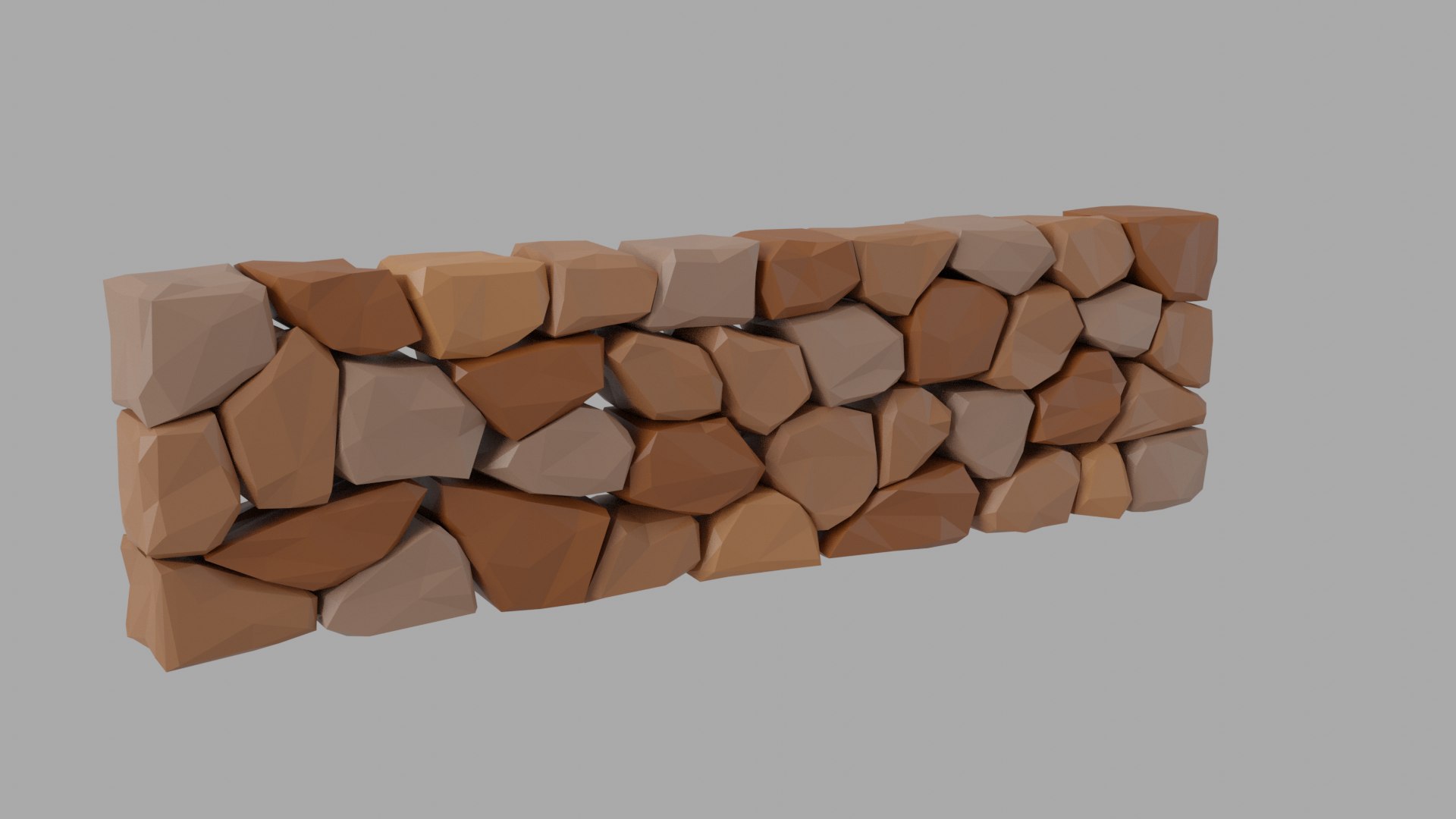 3D Stone Wall Model - TurboSquid 2190814