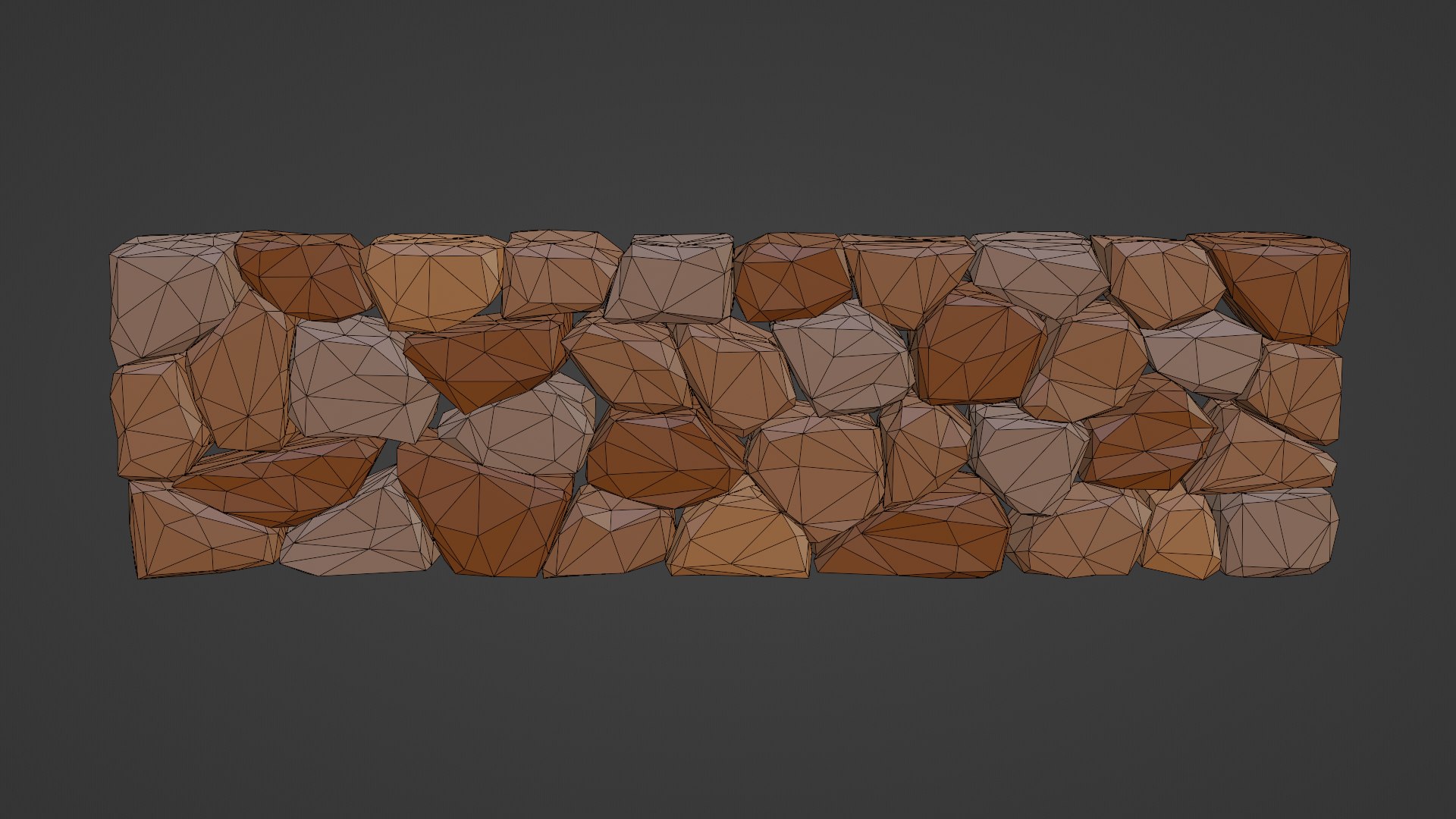 3D Stone Wall Model - TurboSquid 2190814