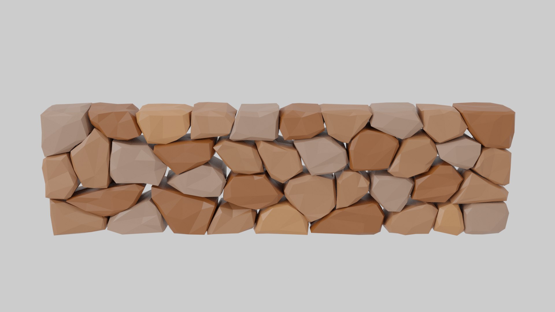 3D Stone Wall Model - TurboSquid 2190814