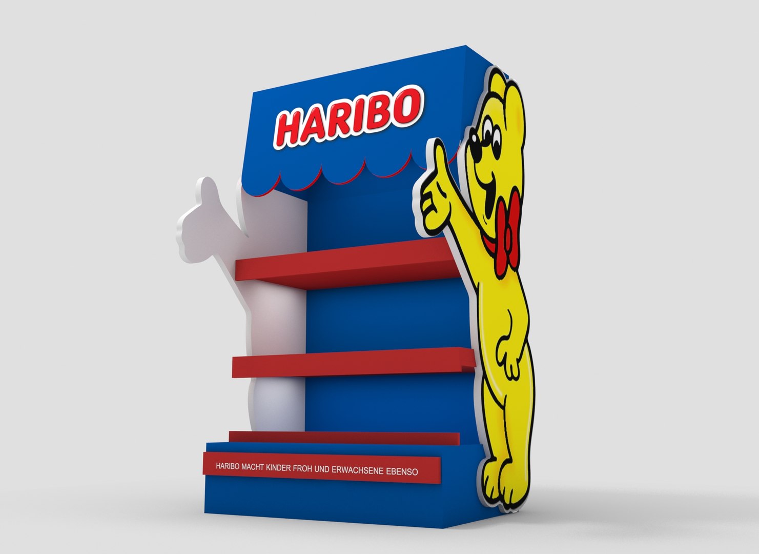3D Haribo Outlet Candy Shelf - TurboSquid 2384374
