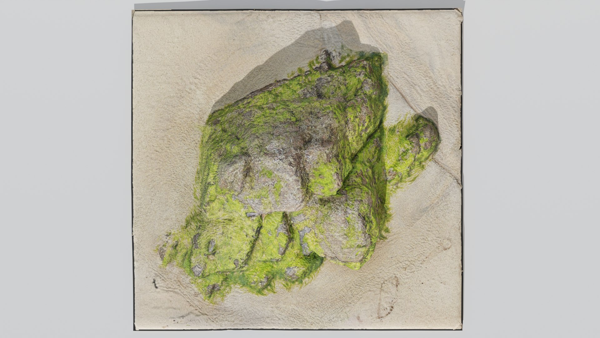 Mossy Rocks 3D Model - TurboSquid 2520871