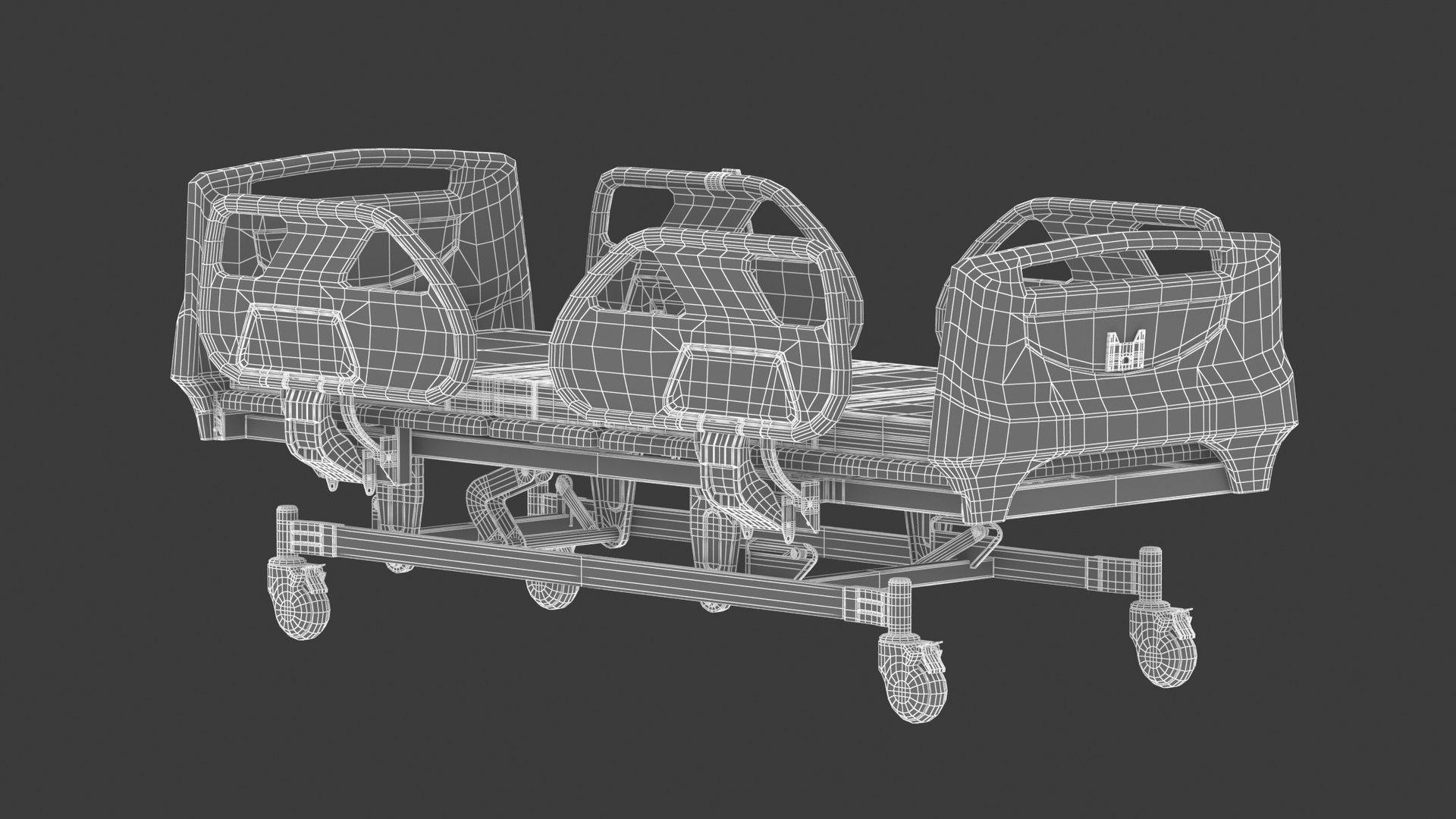 Medical Bed 01 3D model - TurboSquid 2158762