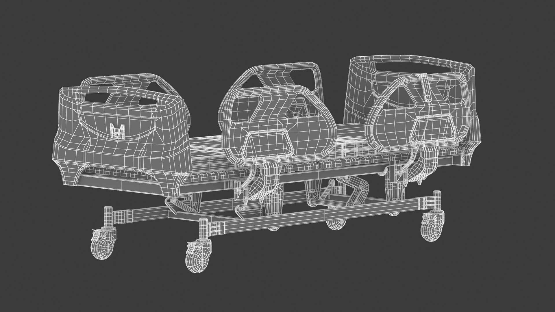 Medical Bed 01 3D model - TurboSquid 2158762