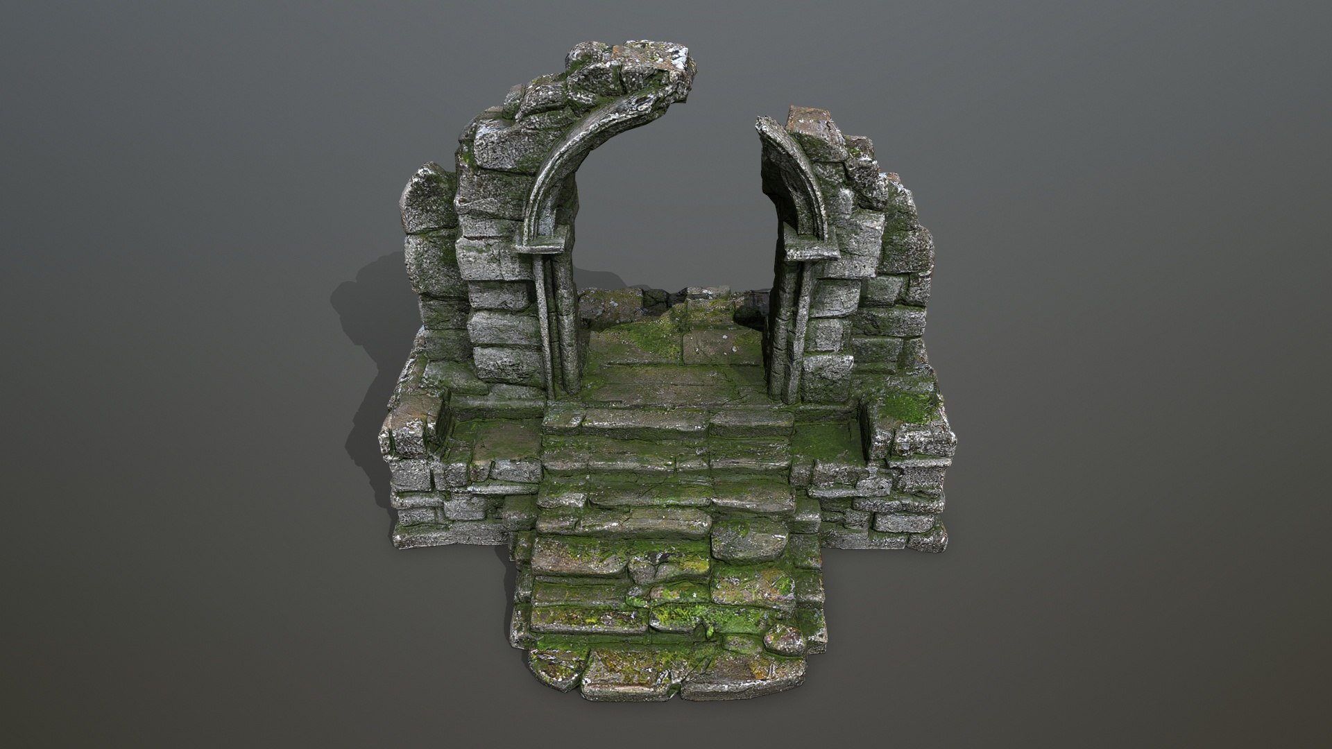 Ruin Gate 3D Model - TurboSquid 2368626