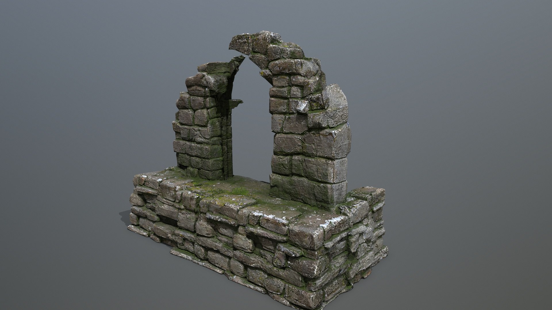 Ruin Gate 3D Model - TurboSquid 2368626
