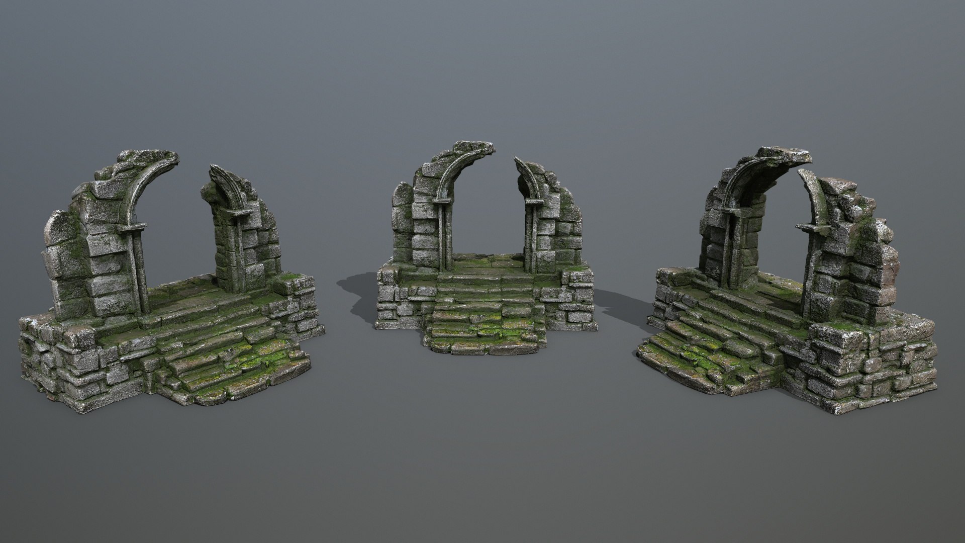 Ruin Gate 3D Model - TurboSquid 2368626