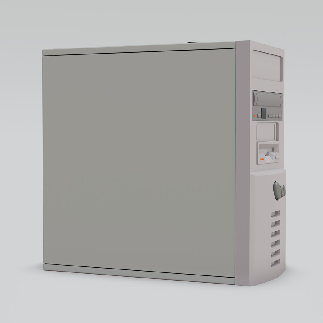 Old system unit 3D - TurboSquid 1986400